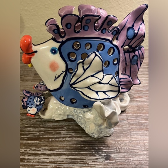 Diane Artware | Accents | Diane Artware Lady Fish Baby Fish Tea ...